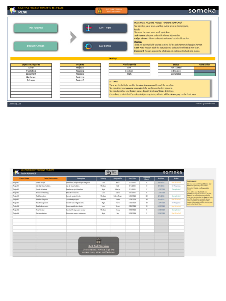 Project Tracking Template for Teams | PDF | License | Software
