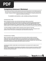 Competency Statement III | PDF