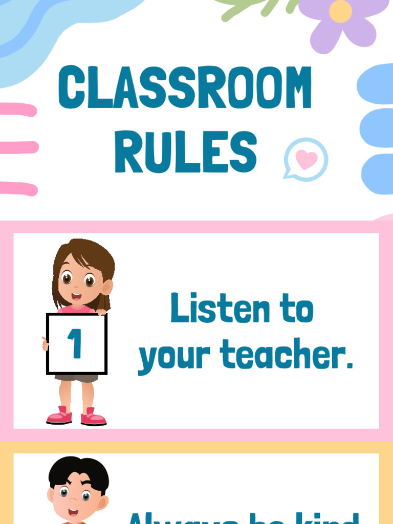 Classroom Rules for a Positive Year | PDF | Language Arts & Discipline
