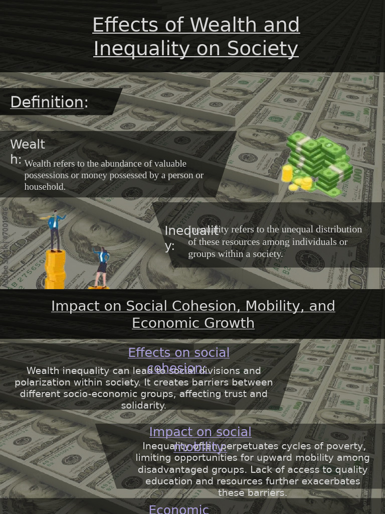 Effects of Wealth and Inequality On Society | PDF