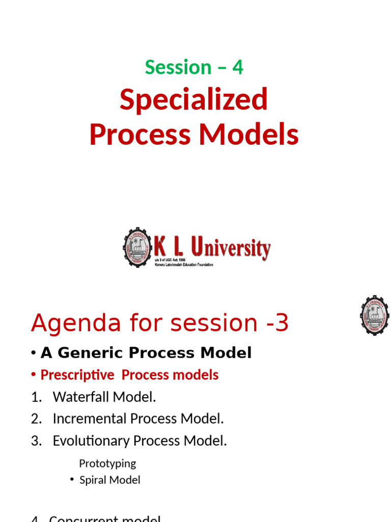 Specialized Process Models in Software Engineering | PDF | Unified ...
