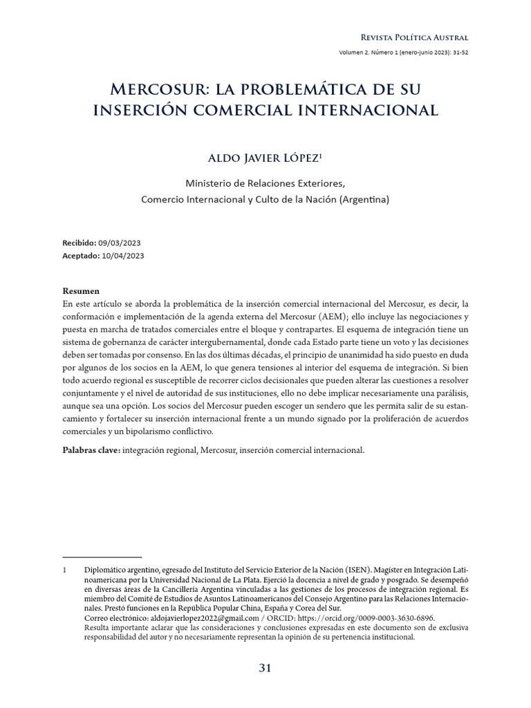 1007 Mercosur | PDF