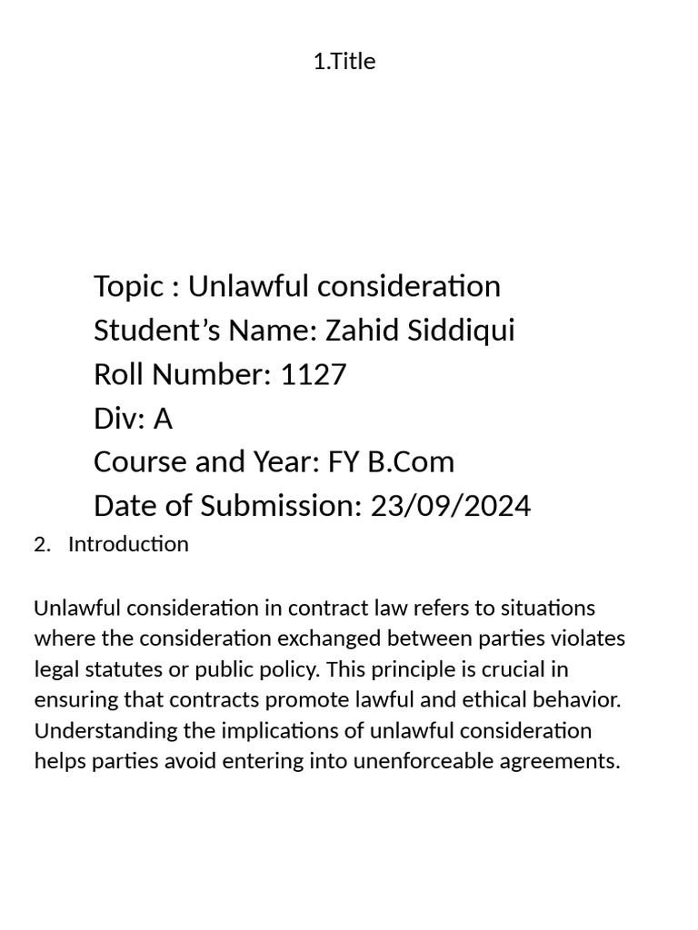 1127 Fy - Bcom (A) | PDF | Law