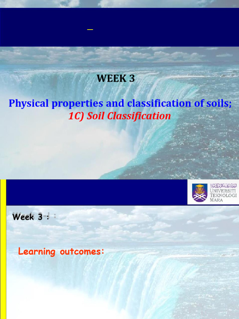ECG426 - Week 3a - I - Soil Classification | PDF | Natural Materials ...