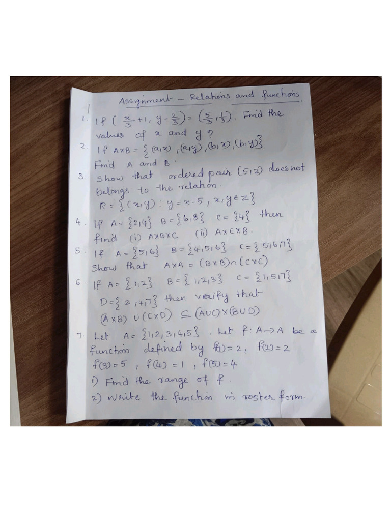 Maths Assignment | PDF