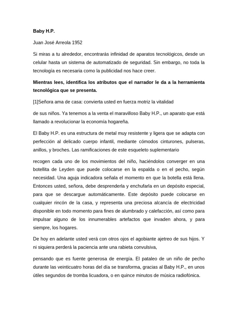 Baby H | PDF | Relaciones personales, crianza y desarrollo personal
