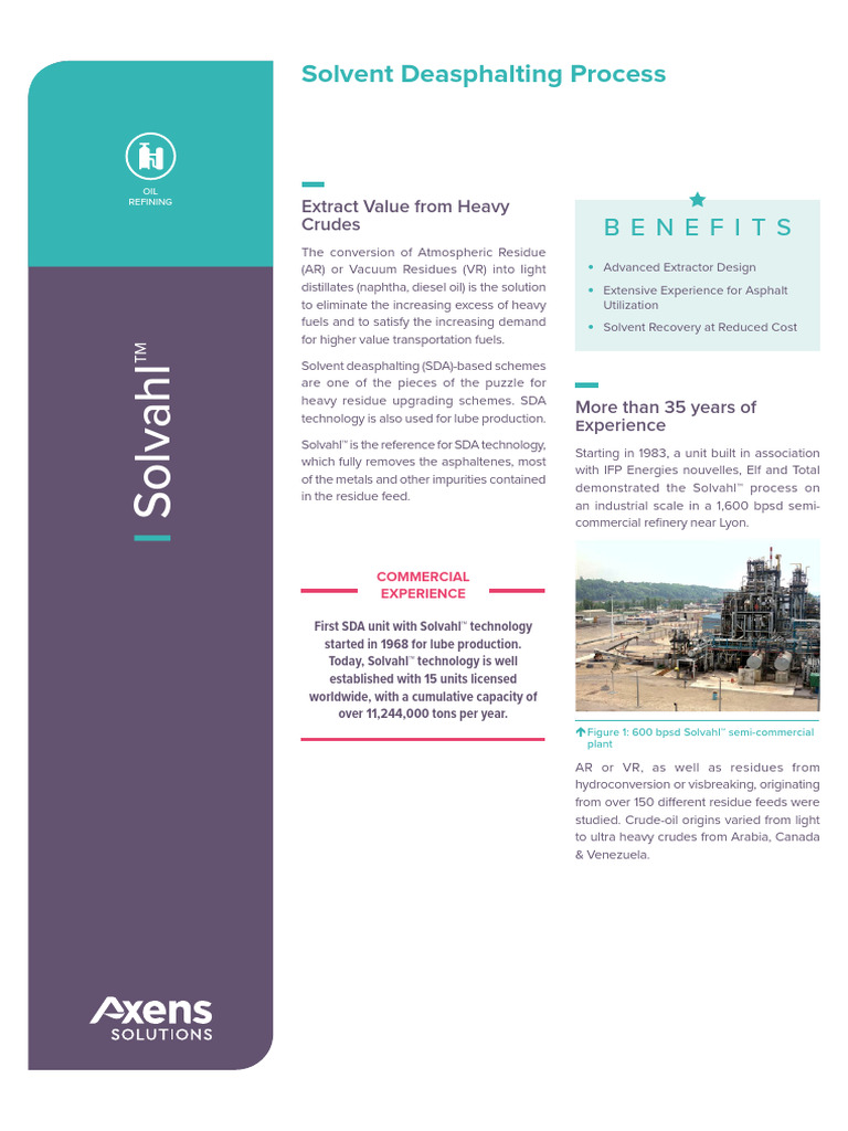 Axens CB Solvahl EN | PDF | Oil Refinery | Petroleum