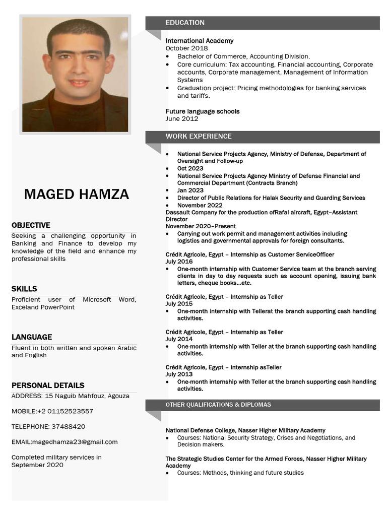 Maged Hamza Resume | PDF