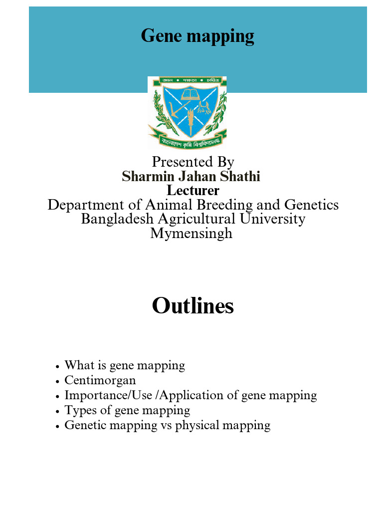 Gene Mapping | PDF | Genetic Linkage | Genetics