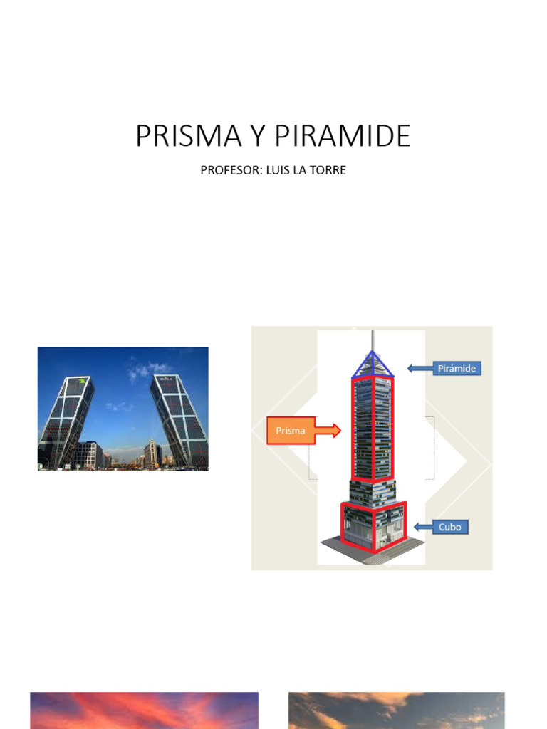Prisma y Piramide 3ero | PDF