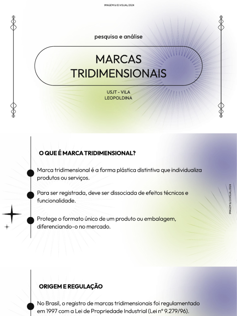 Marcas Tridimensionais: Definição e Exemplos | PDF | Marca | Marketing
