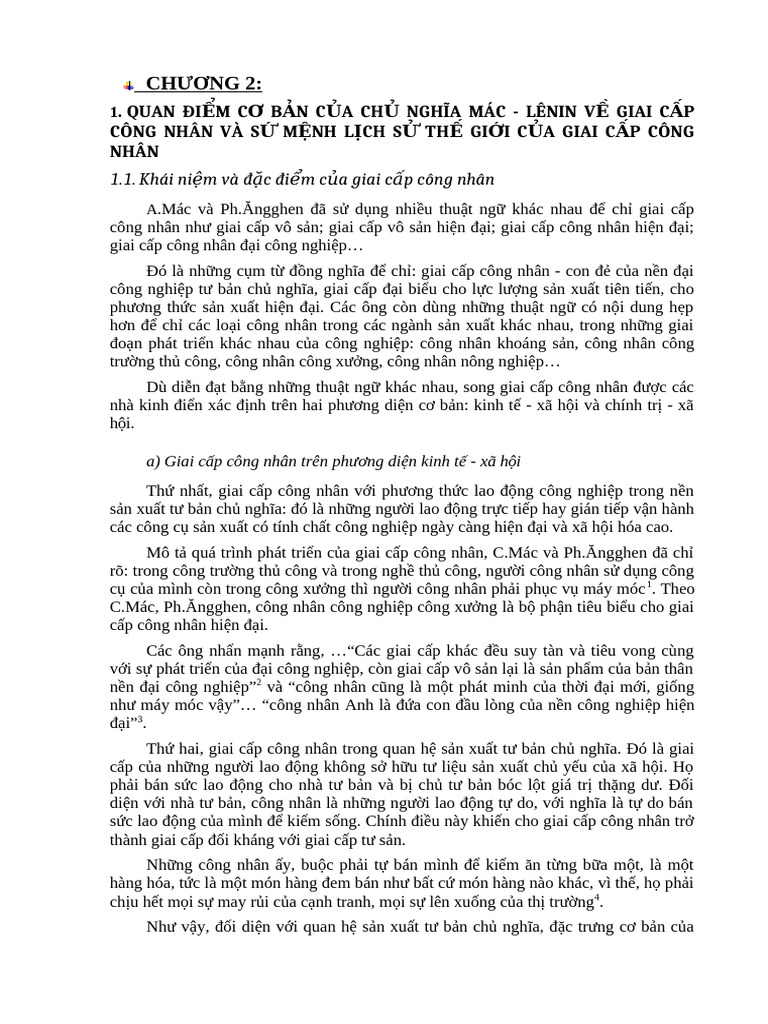 ÔN TẬP CK CNXH | PDF