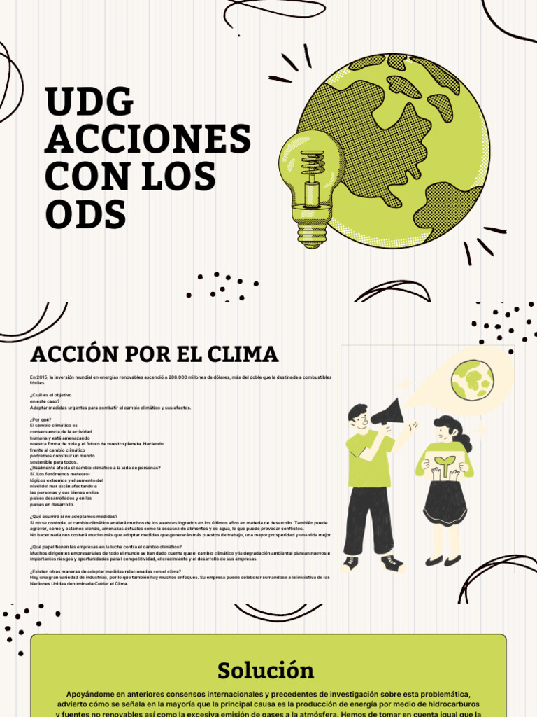 Acciones con los ODS | PDF | Residuos | Los bosques