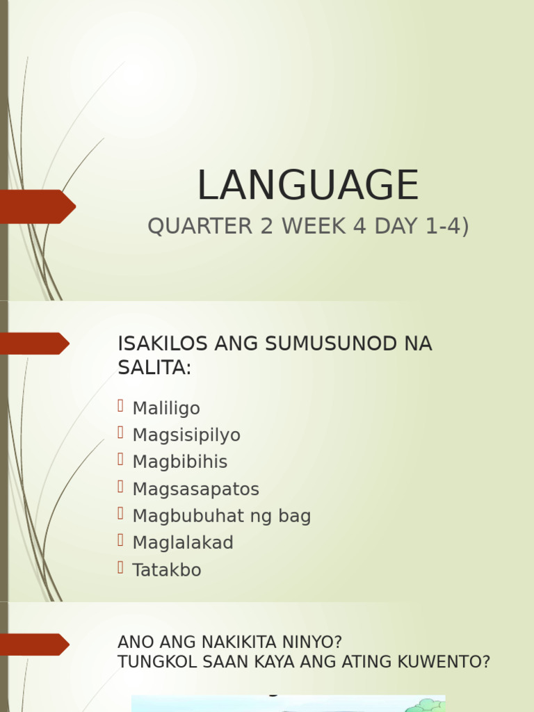 Language PPT q2 Week4 | PDF