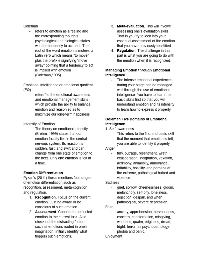 perdev | PDF | Emotions | Intelligence