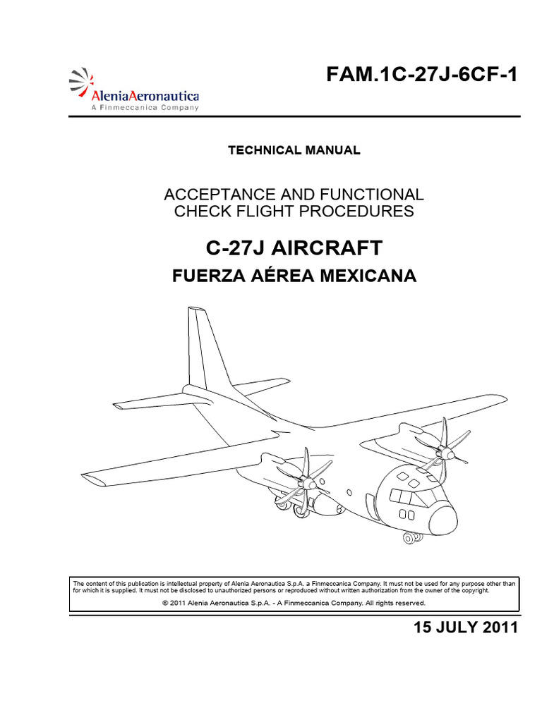 Fam.1c 27J 6CF 1 | PDF | Aviation | Aircraft