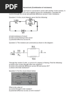 Class 10 Resistor Combination Problems | PDF | Series And Parallel ...