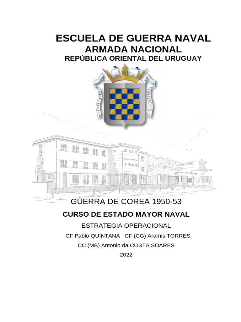 TF - ESTOP - Corea 1950 - QUINTANA TORRES COSTA - mk0 | PDF | Guerra ...