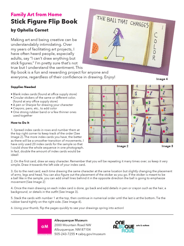 Stick Figure Flip Book Tutorial | PDF | Home & Garden