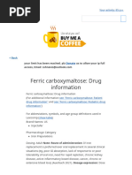 Encifer Injection: Iron Sucrose Overview | PDF | Intravenous Therapy ...