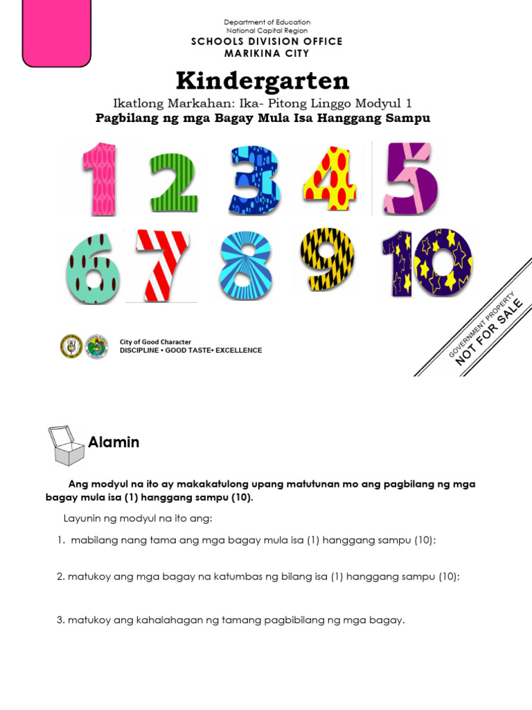 REVALIDATED KINDER - Q3 - W7 - Module 1 I | PDF