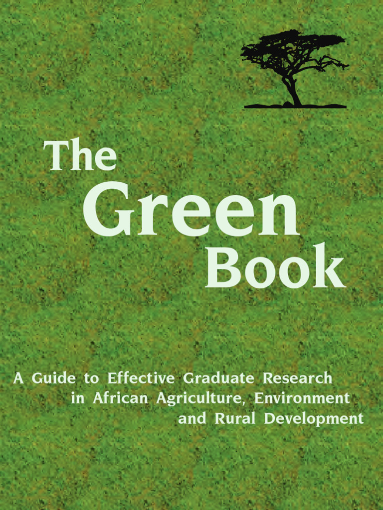 Green Book, Part 1 | PDF | Survey Methodology | Agriculture