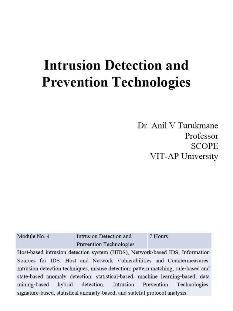 Module 4 | PDF | Computer Network | Denial Of Service Attack