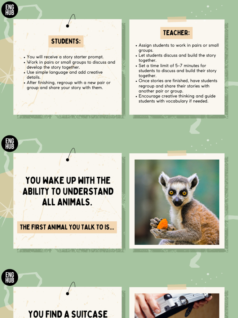 Creative Story Starters for Students | PDF