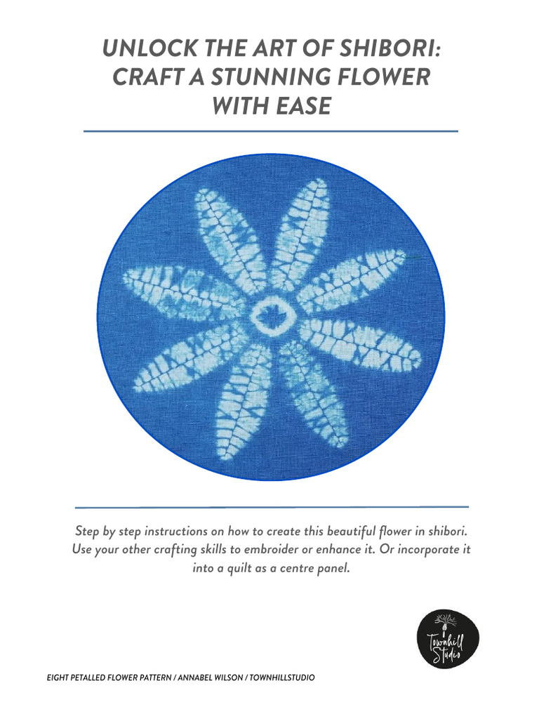 Eight Petal Flower Pattern | PDF