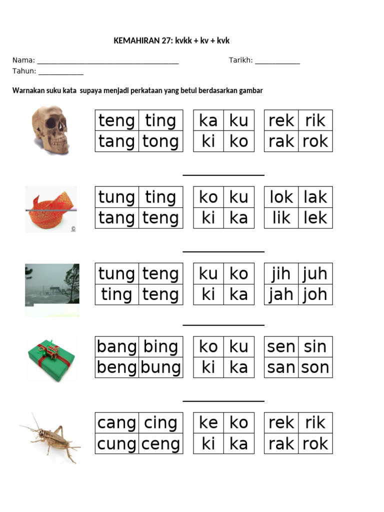 K27.Latihan KVKK + KV + KVK | PDF