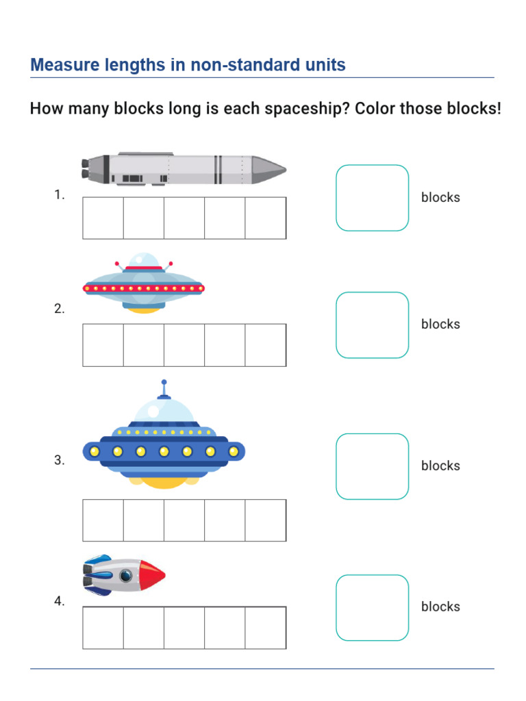 A2. Bonus Measurement Length Using Informal Units | PDF