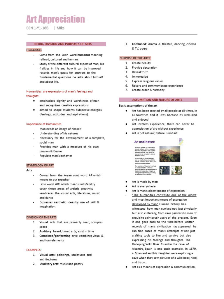 ARTA | PDF | The Arts | Composition (Visual Arts)