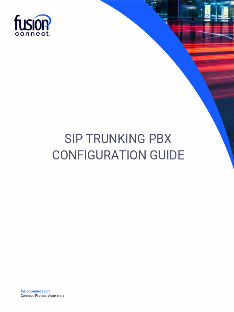 IP PBX Configuration Guide | PDF | Session Initiation Protocol | Transmission Control Protocol