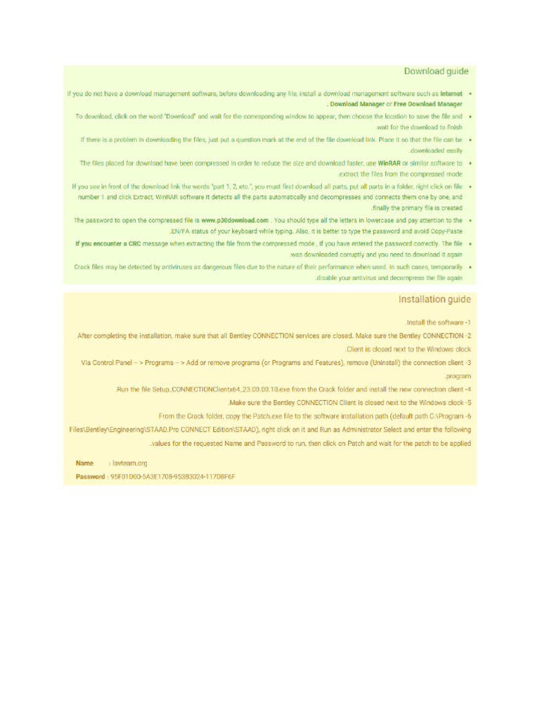 Install Instruction | PDF