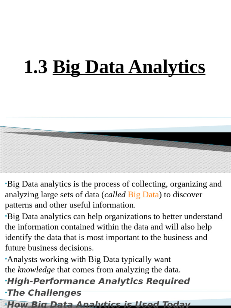 Big Data Analytics | PDF