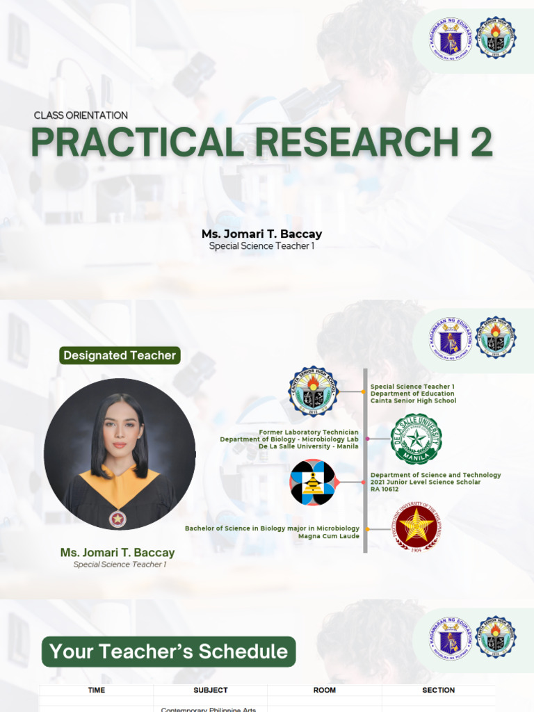 PR2 Class Orientation | PDF