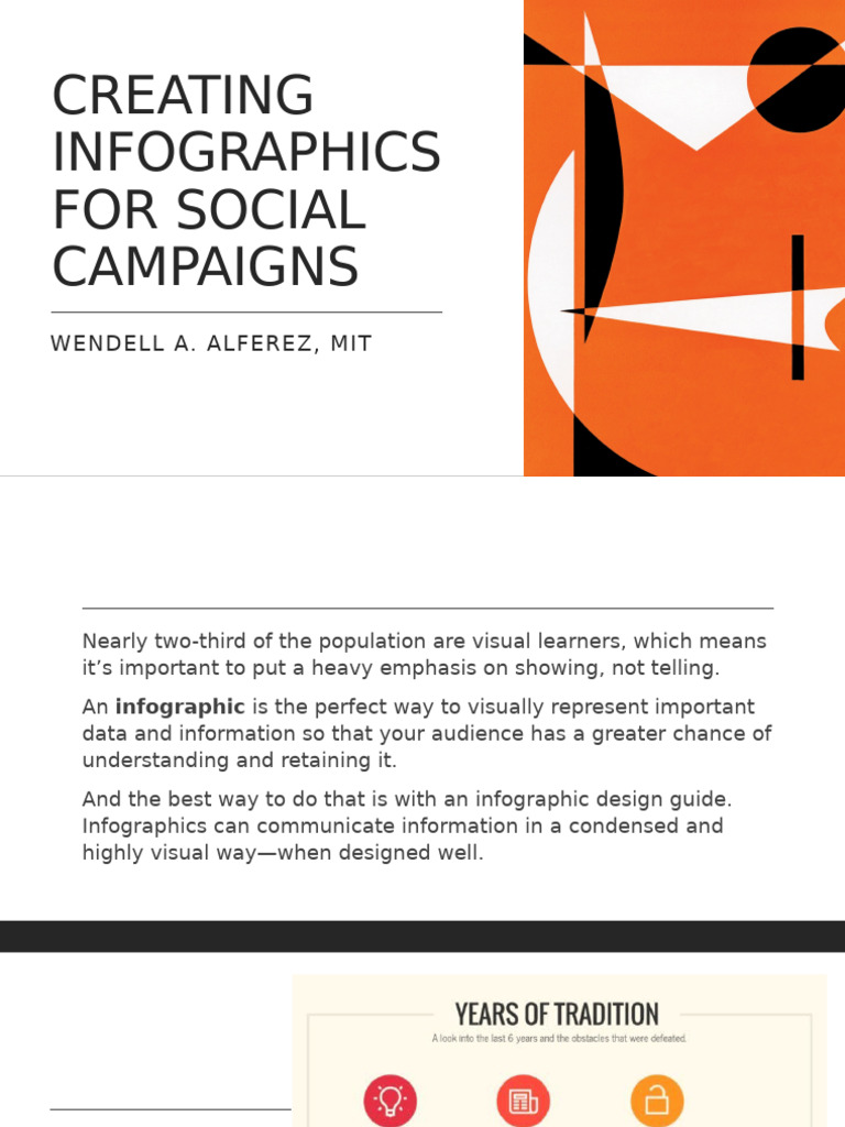 Creating Infographics for Social Campaign | PDF | Composition (Visual ...