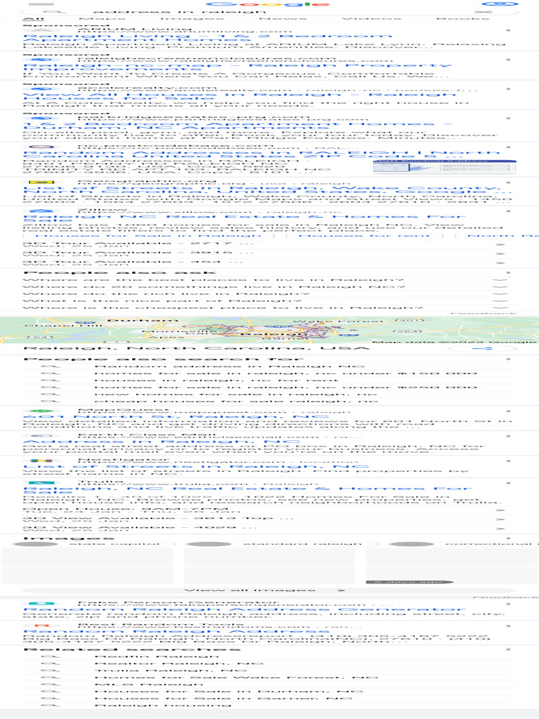 Address in Raleigh - Google Search | PDF | Raleigh