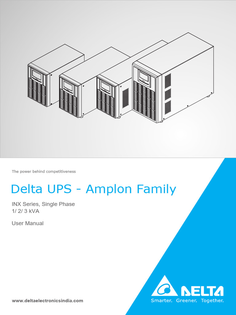 User Manual Ups Inx 1 3 Kva Ce SB LB en in 501330300101 | PDF ...