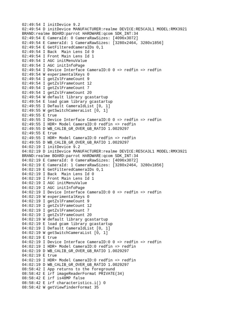 log_20241006 | PDF | Computing | Recording Devices
