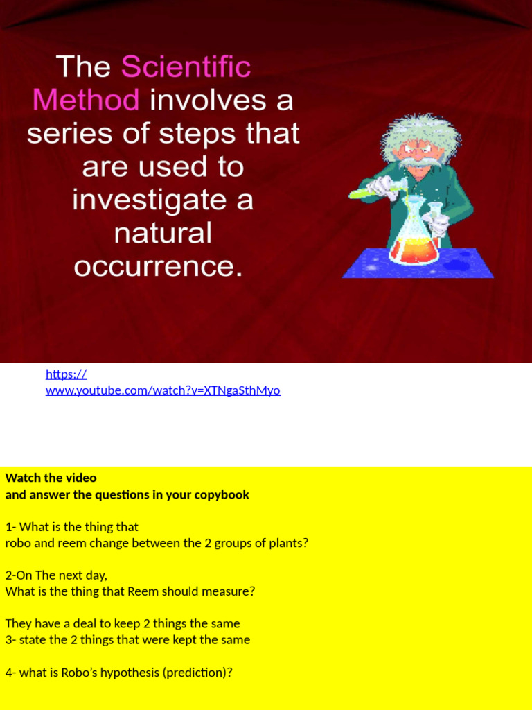 Scientific Method 1 | PDF | Wellness