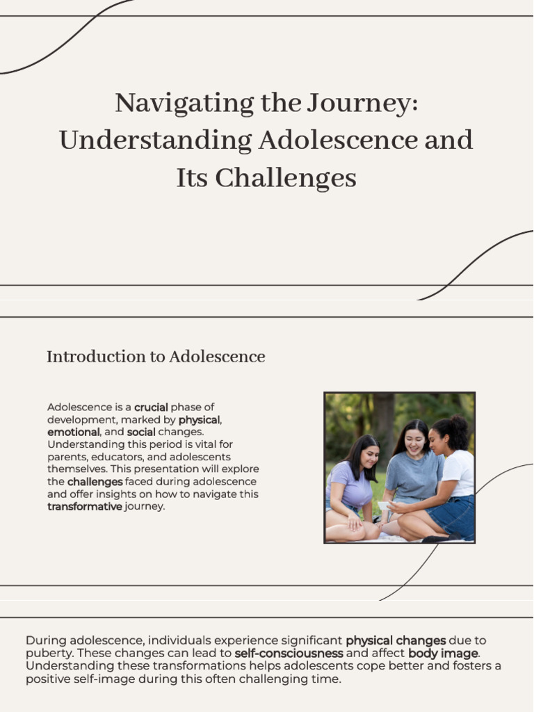 Slidesgo Navigating The Journey Understanding Adolescence and Its ...