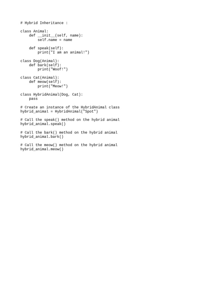 Hybrid Inheritance 3 Pdf