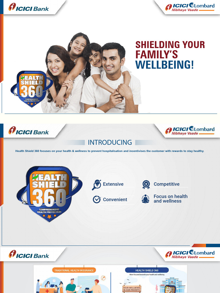 ICICI Health Shield 360 Overview | PDF | Insurance | Consumer Price Index