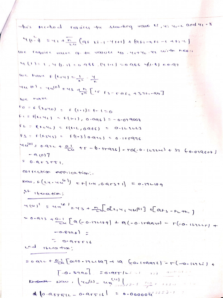 Numerical Technology 2 Asss - 5 | PDF