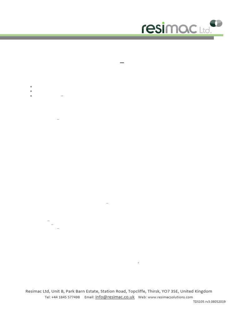 105 Aquastick Tds - rv3.08052019 1 | PDF | Epoxy | Physical Sciences