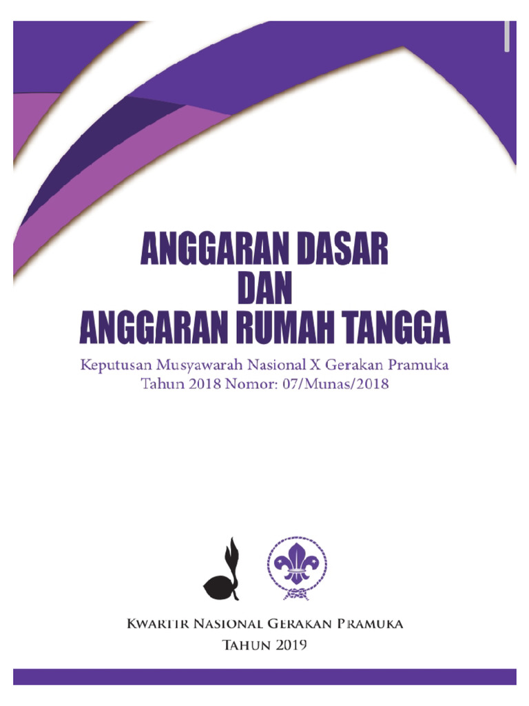 Materi AD Dan ART Gerakan Pramuka | PDF