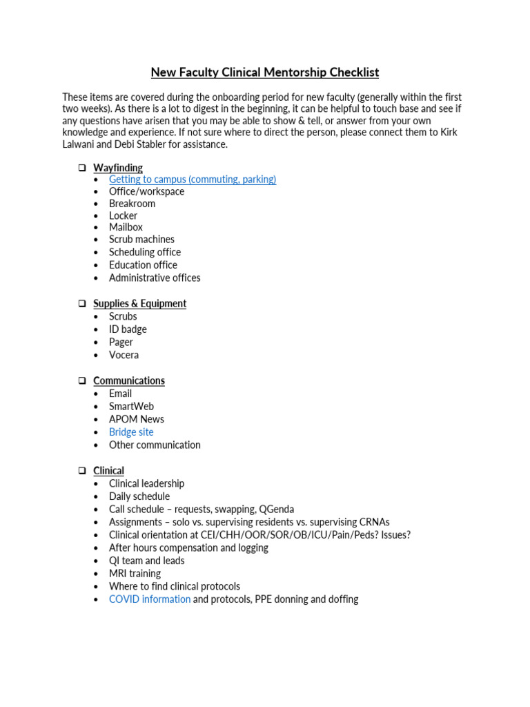 New Faculty Onboarding Guide | PDF | Career & Growth | Self-Improvement