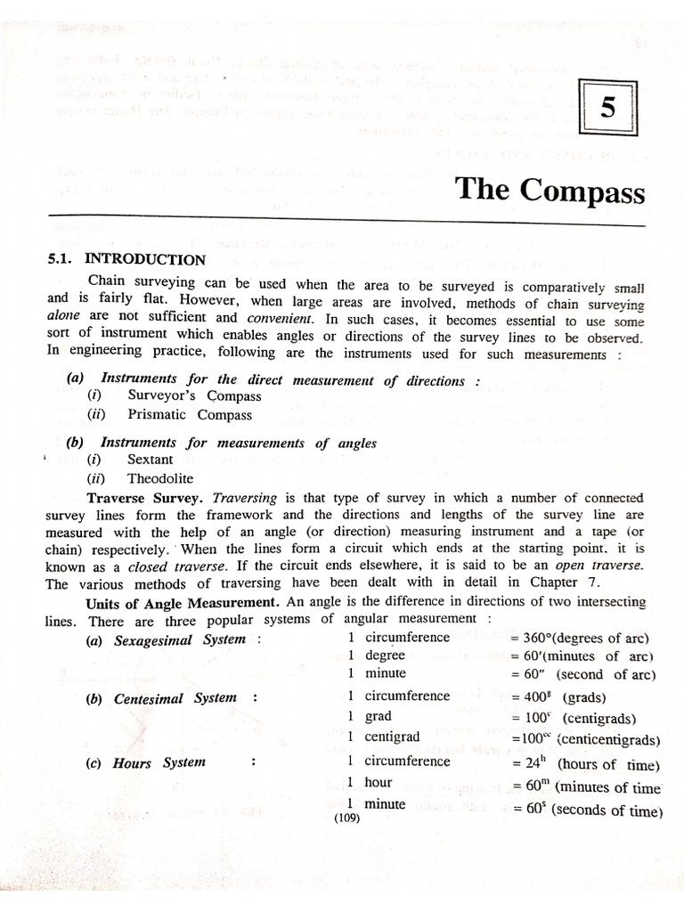 Arch.-Unit-4 - Compass Survey | PDF