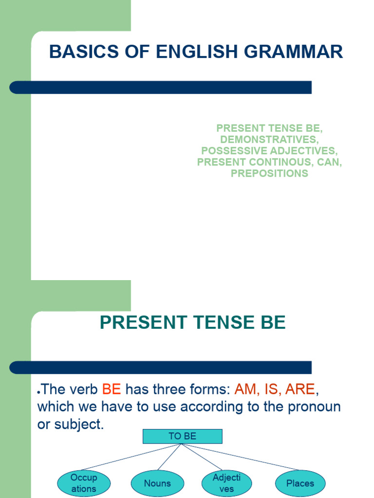 Basics of English Grammar | PDF